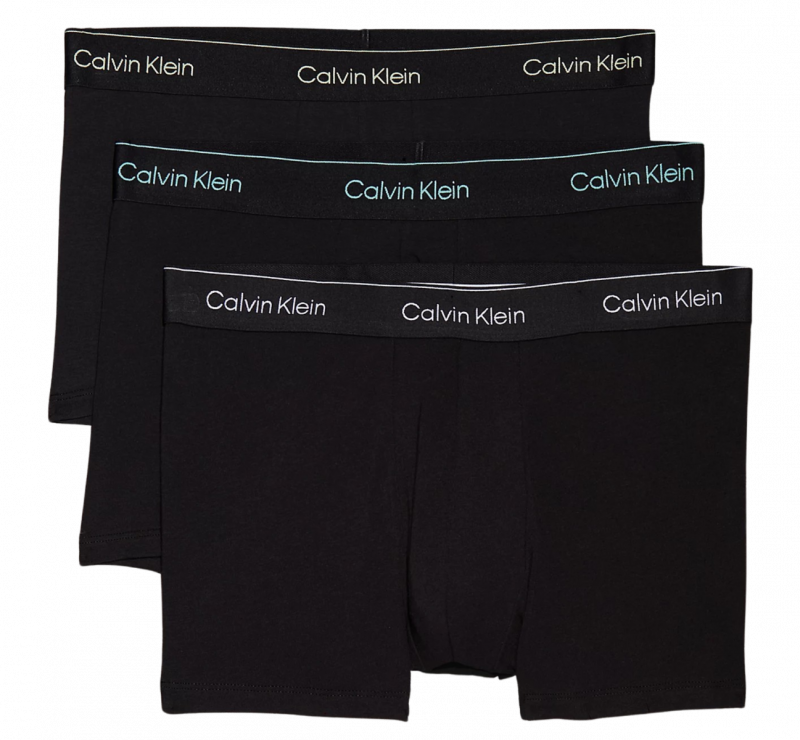 Calvin Klein Heren Icon Cotton Stretch Trunks 3-Pack Black VR9 ...