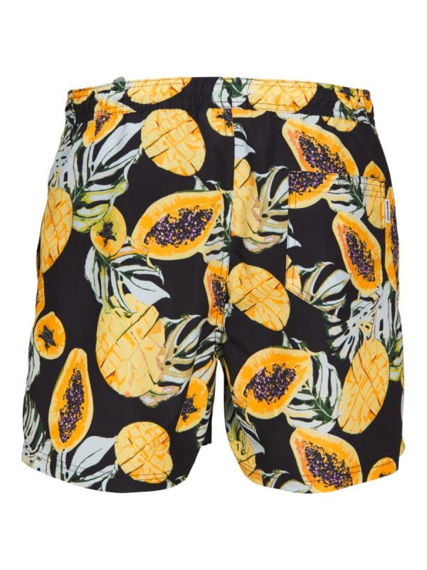 Jack&Jones Heren JPSTFIJI JJSWIM AOP ORIGINALS LY Black Black voordelig ...
